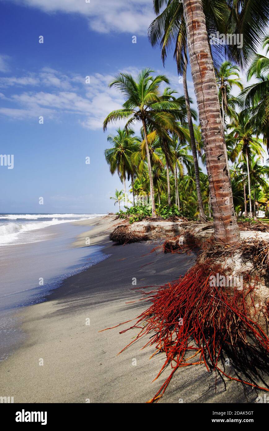 Seascape of the Caribbean Coast in Colombia, South America Stock Photo ...