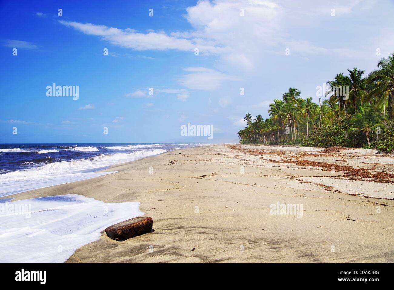 Seascape of the Caribbean Coast in Colombia, South America Stock Photo ...