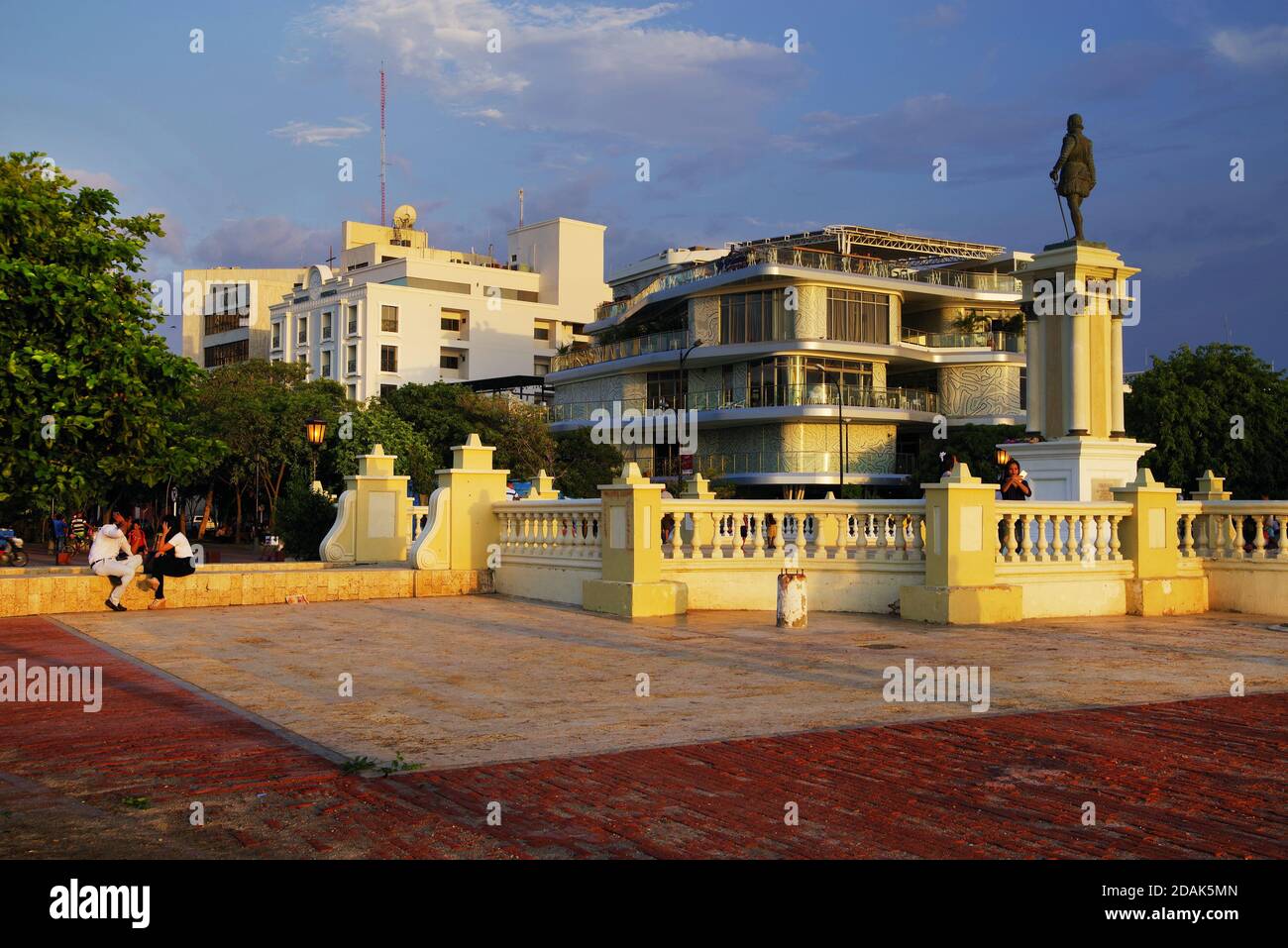 Street life in Santa Marta, Colombia, South America Stock Photo - Alamy