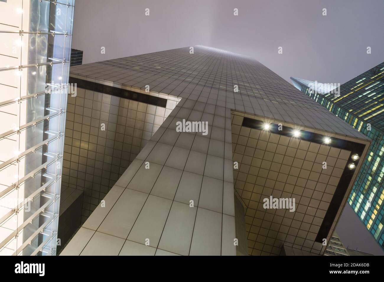 Manhattan building looking up from below Stock Photo - Alamy