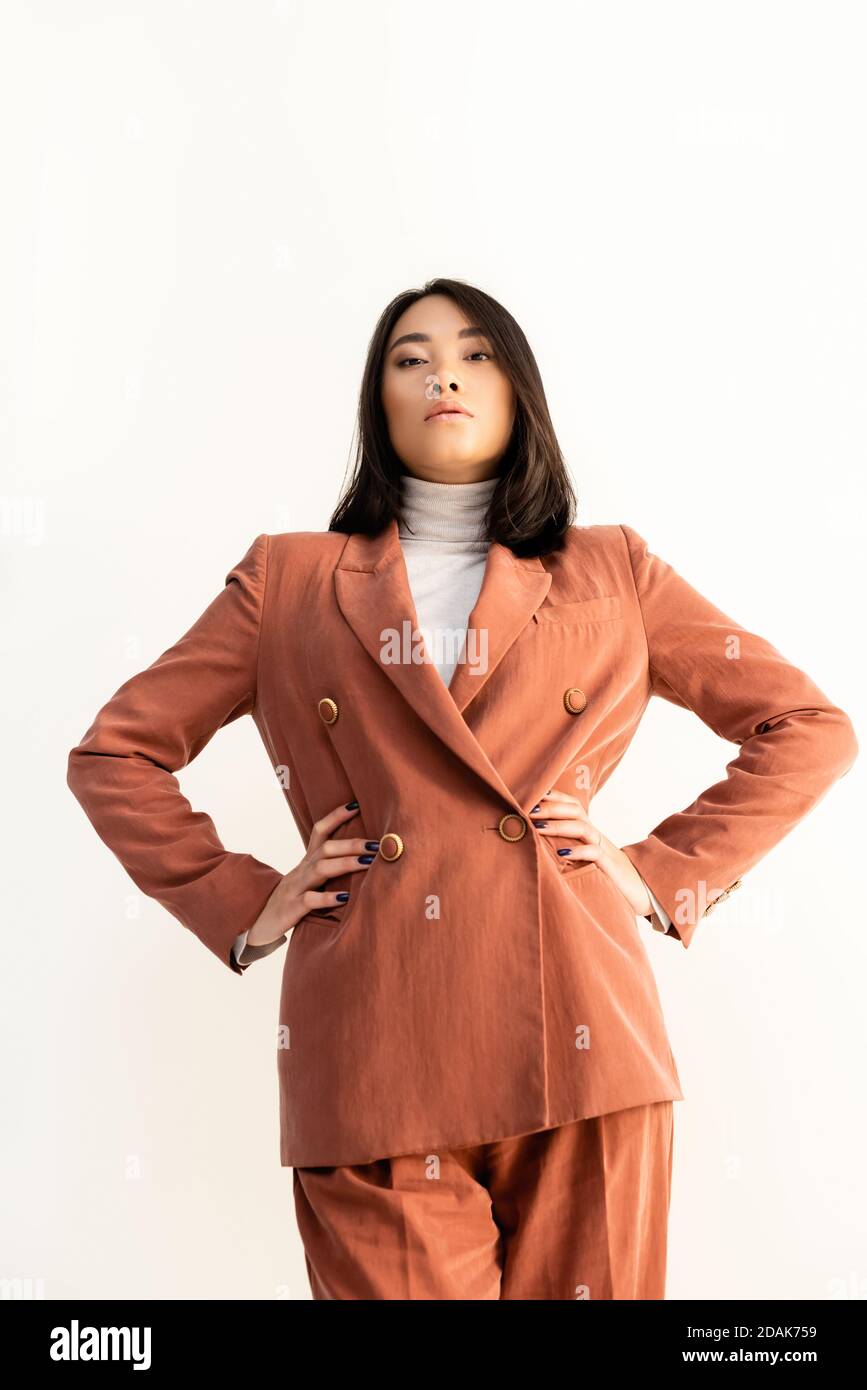 Woman hands hips suit hi-res stock photography and images - Alamy