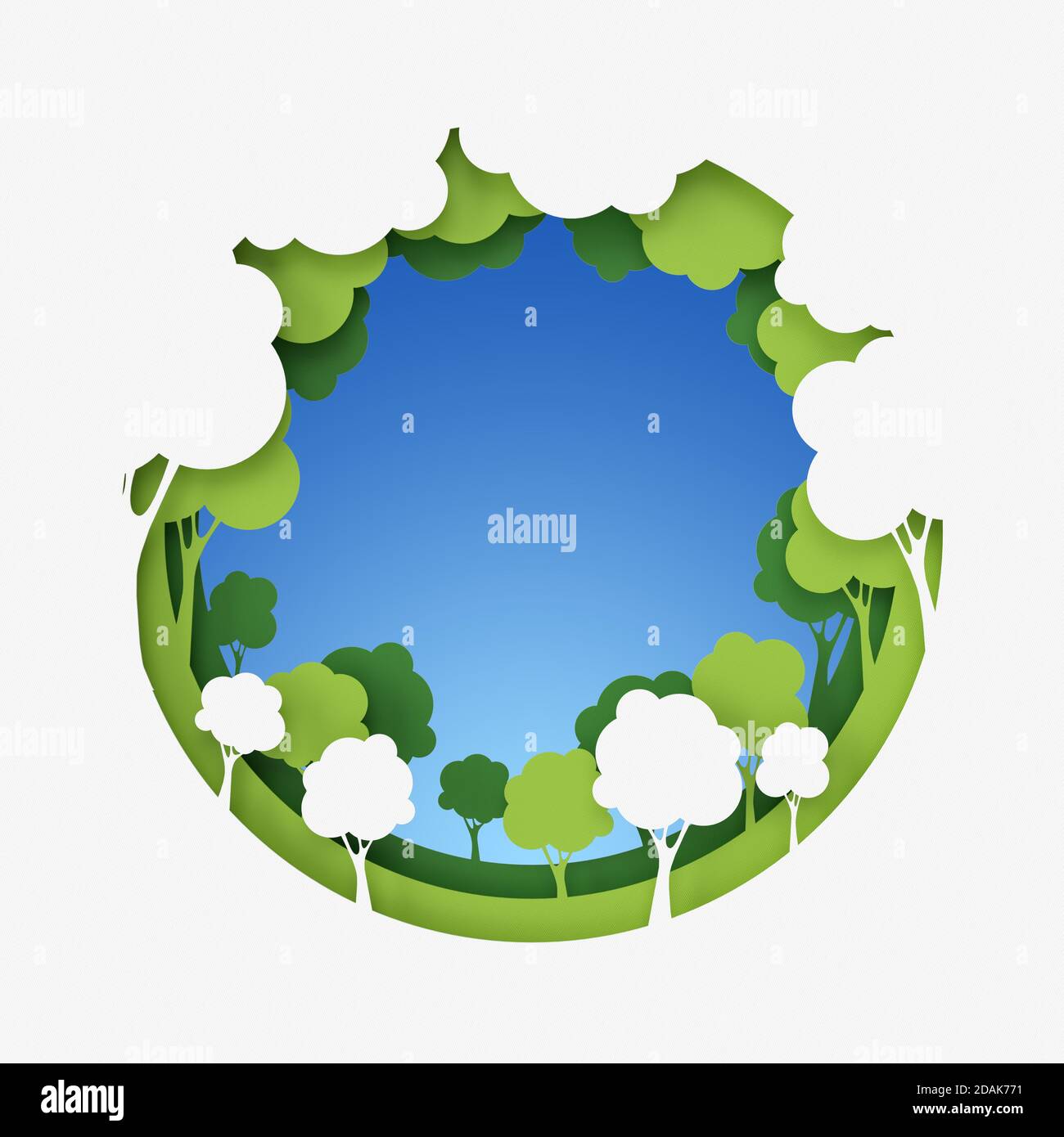 In forest cut trees Cut Out Stock Images & Pictures - Alamy