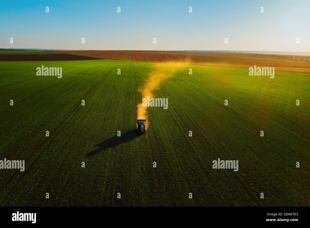 Fertilizing crops aerial hi-res stock photography and images - Alamy