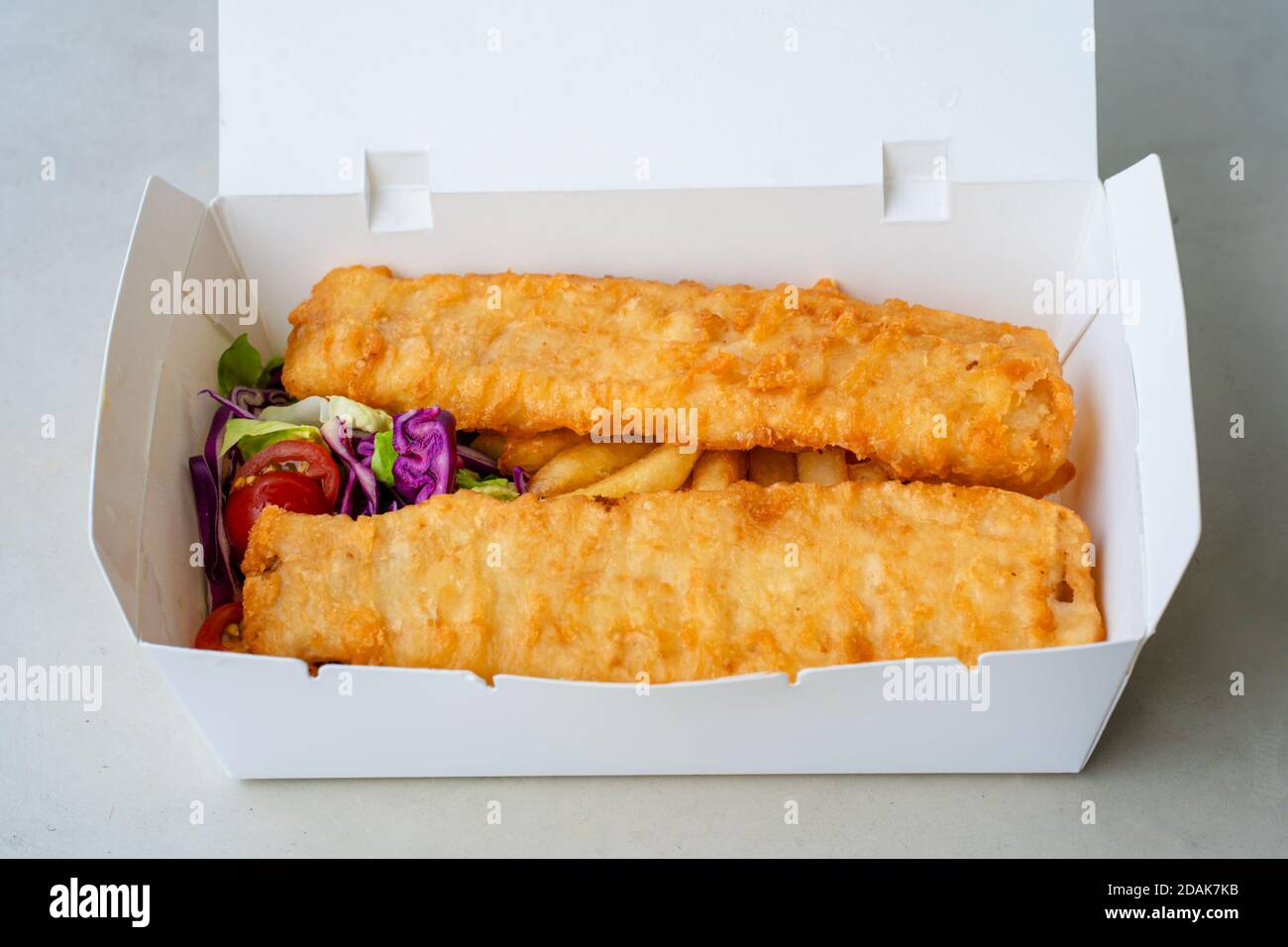 Cardboard boxes with hot food to go. Food delivery Stock Photo - Alamy