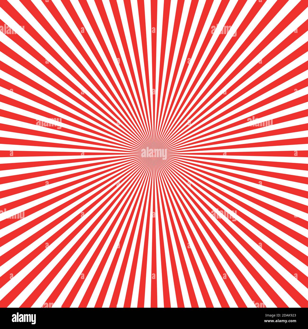 Abstract red sunburst backgound. Vector rays in radial arrangement ...