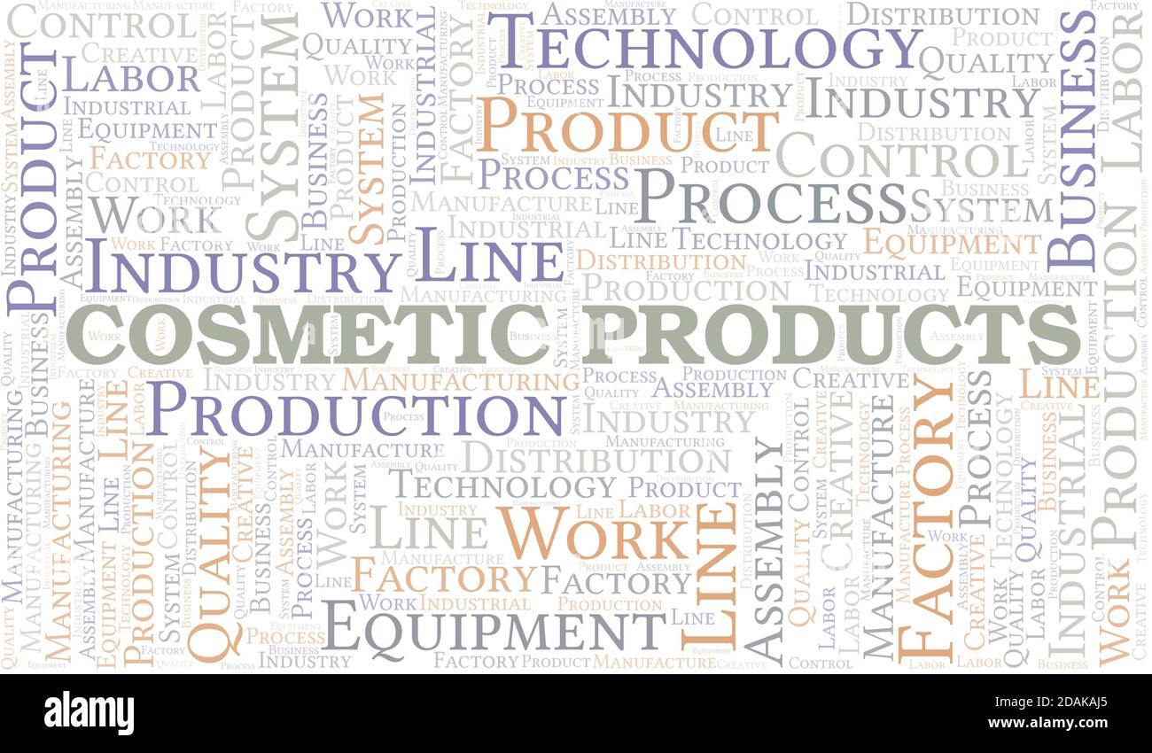 Cosmetic factory Stock Vector Images - Alamy