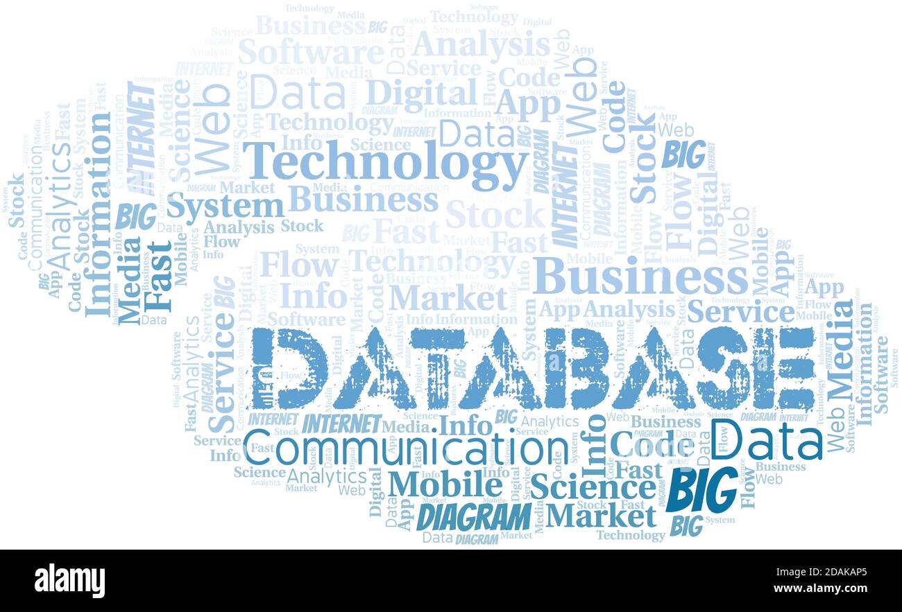Database word Stock Vector Images - Alamy