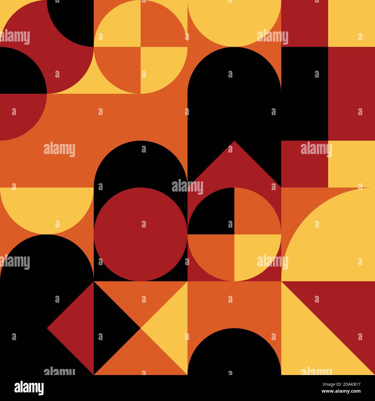 Abstract geometric retro design. Vector seamless pattern Stock Vector ...