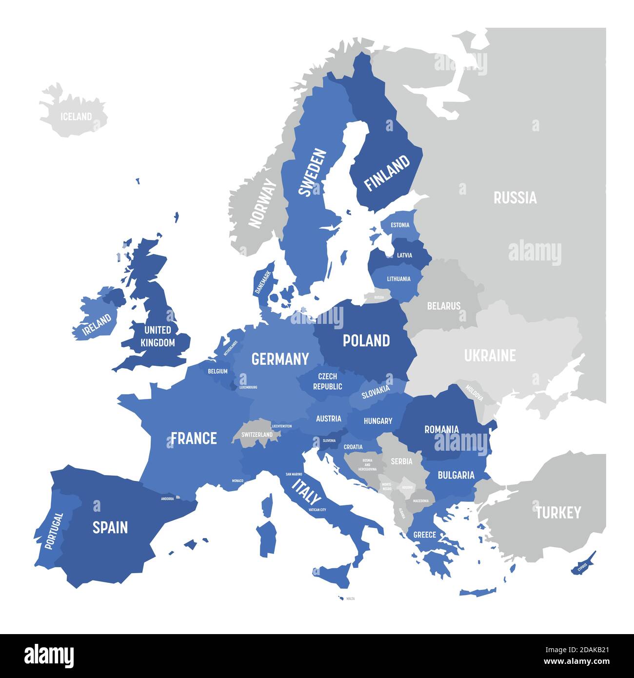 Countries in eu Stock Vector Images - Alamy