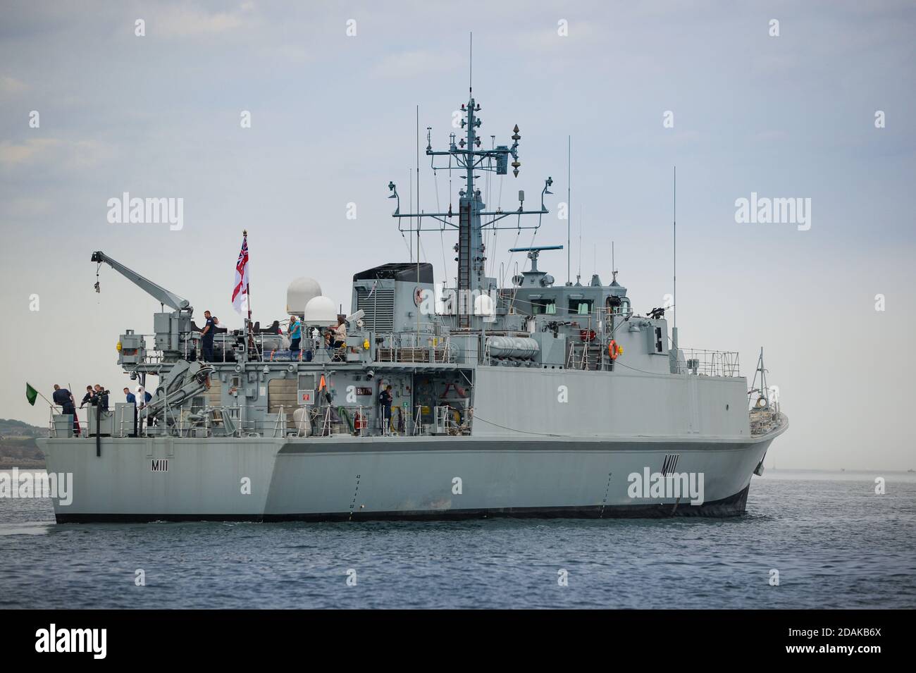 HMS Blyth one of the Royal Navy's seven remaining Sandown class mine ...
