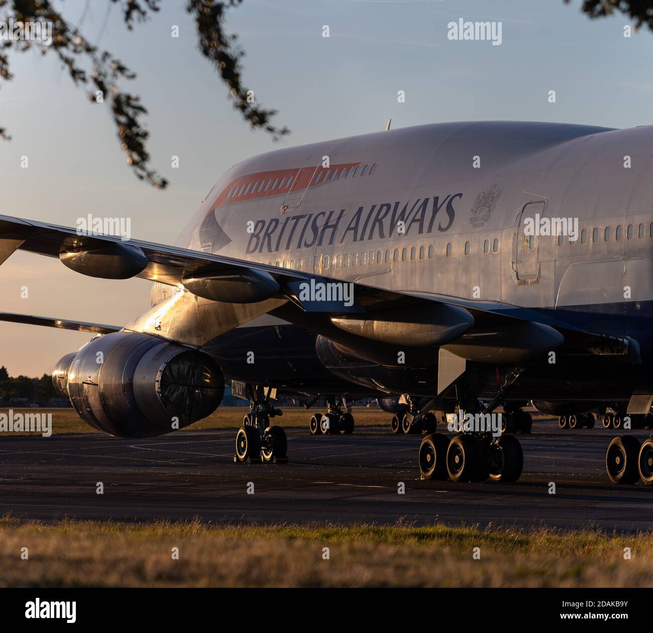 Grounded British Airways planes at Bournemouth International airport ...