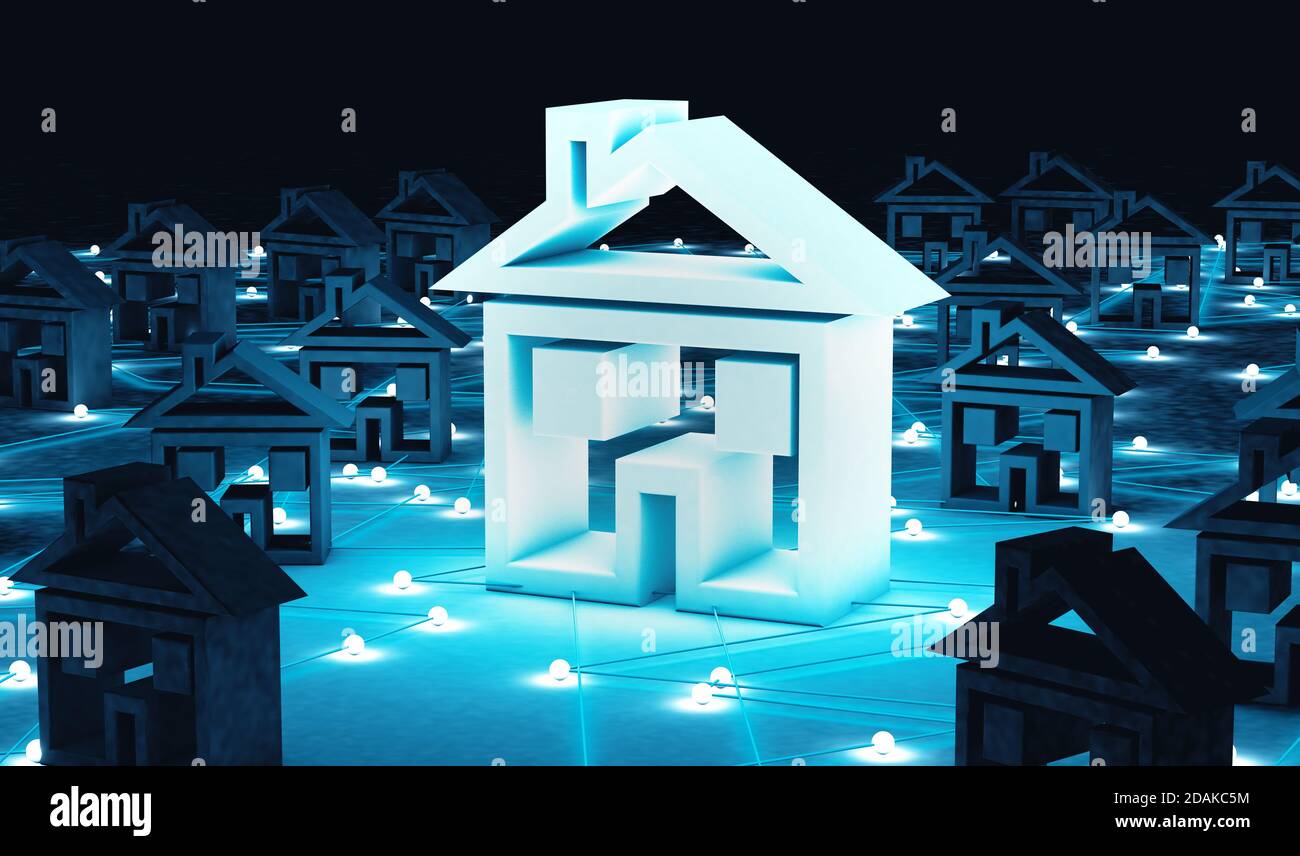 Search for a house in the internet.Conceptual image related to house ...