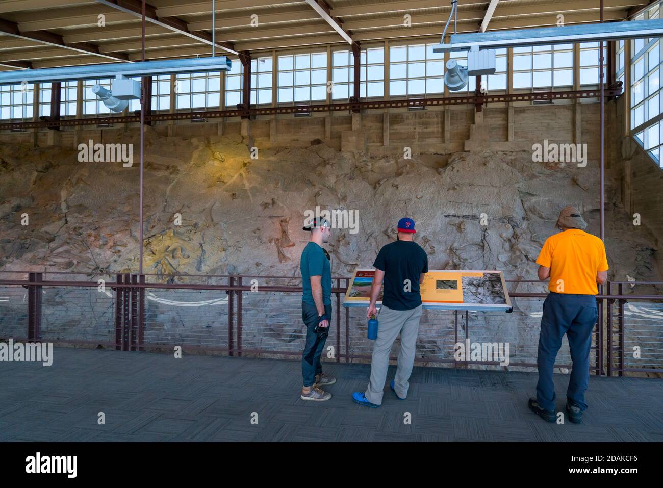 Quarry Exhibit Hall, Dinosaur National Monument, Utah, Usa, America ...