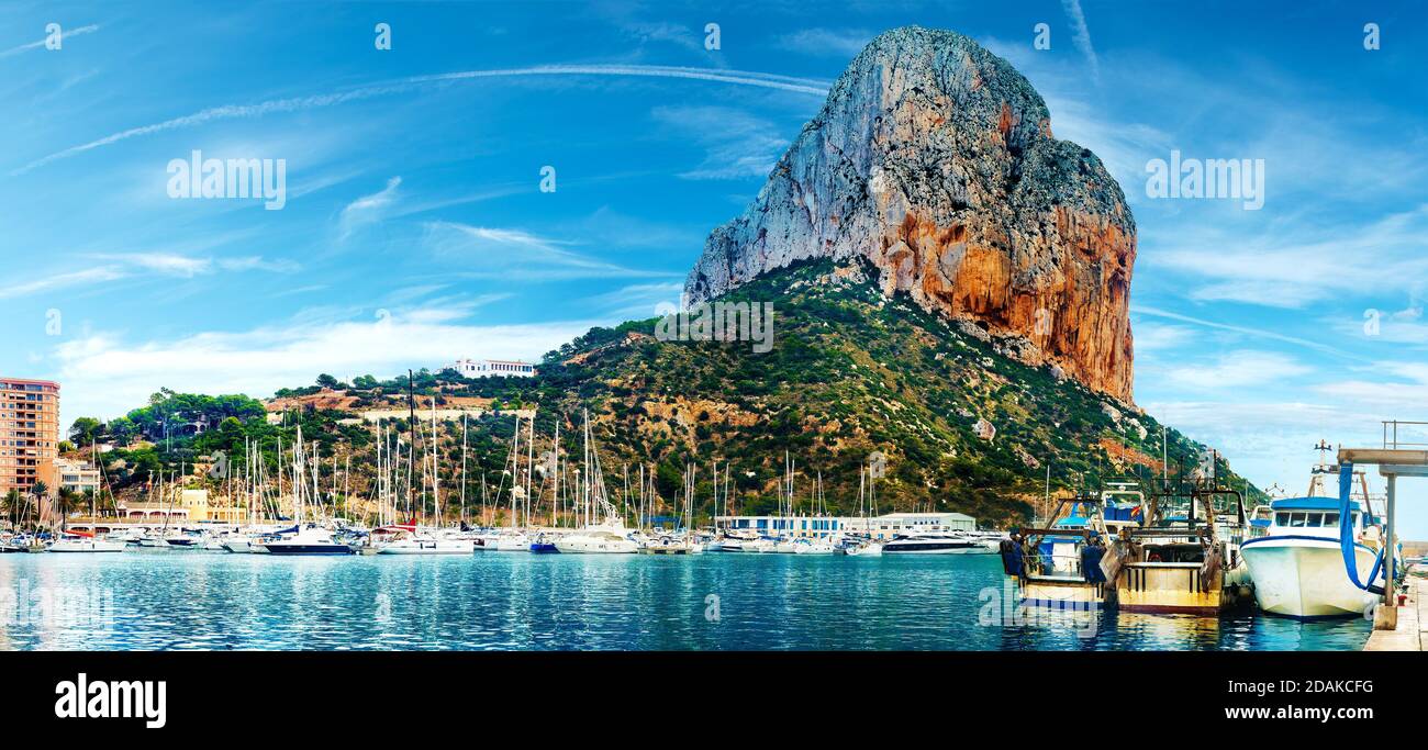 Calpe rock spain hi-res stock photography and images - Alamy