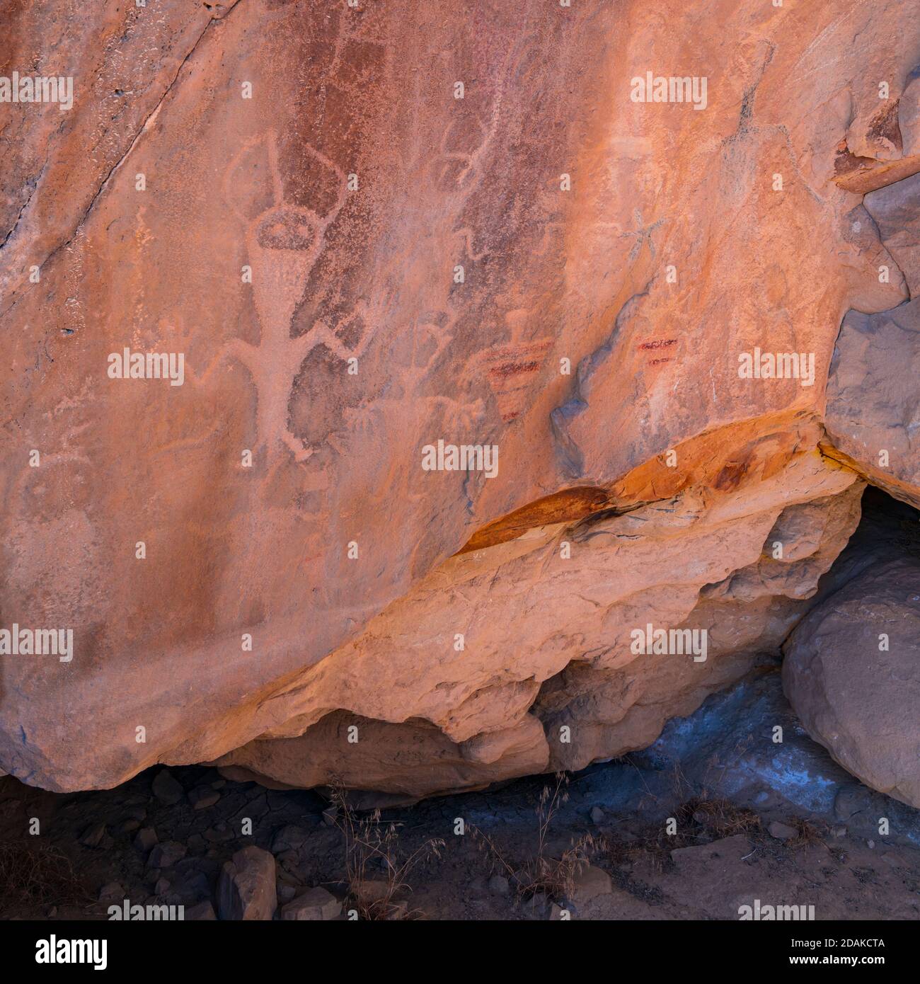 Petroglyphs, Fremont Culture, Dinosaur National Monument, Utah, Usa ...