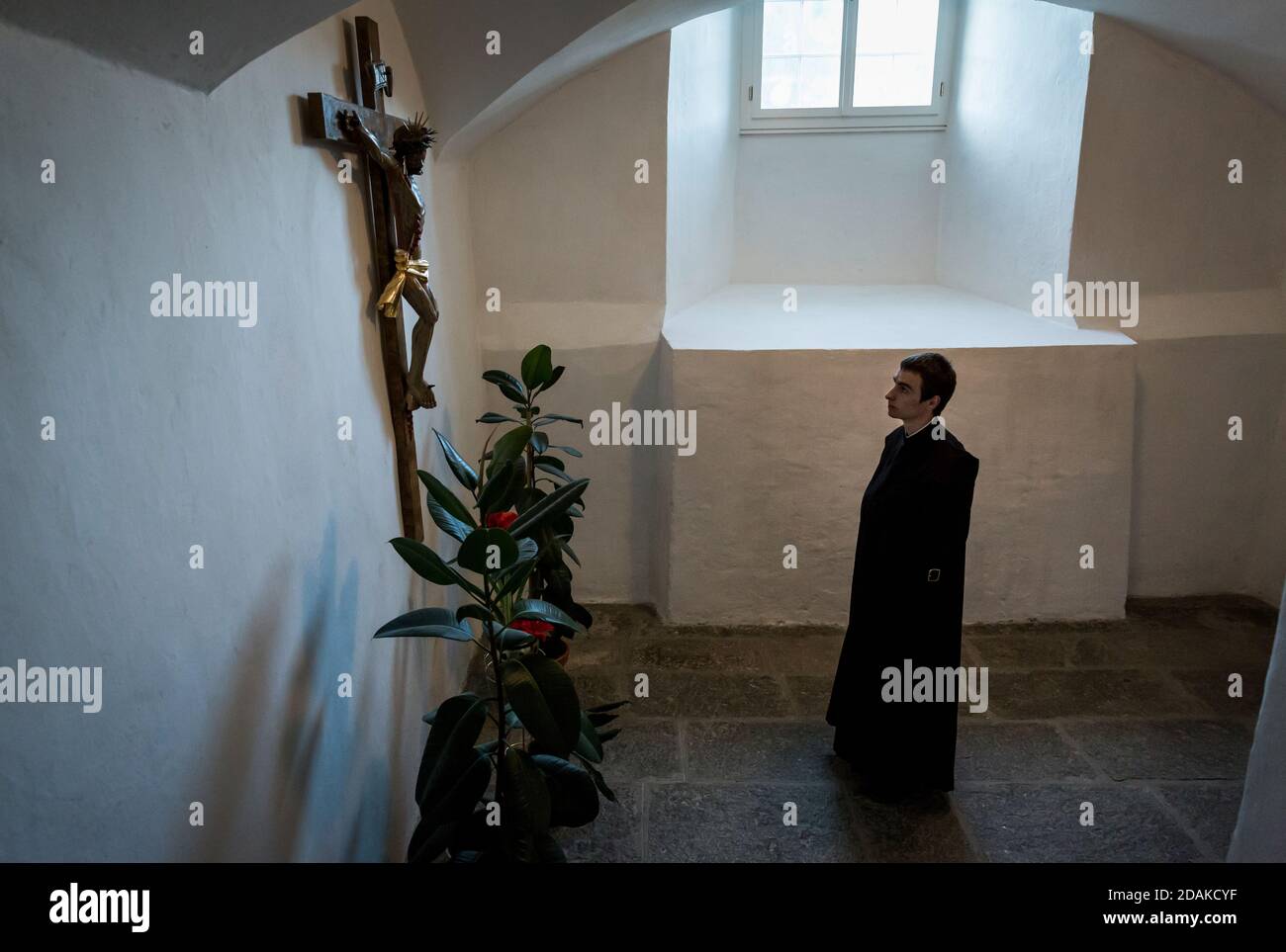 Brother Morezi lives and works as a monk in the Benedictine monastery ...