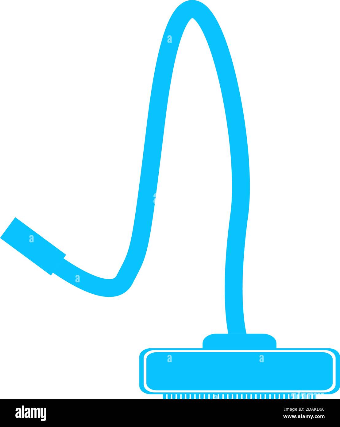 Vacuum Cleaner icon flat. Blue pictogram on white background. Vector ...