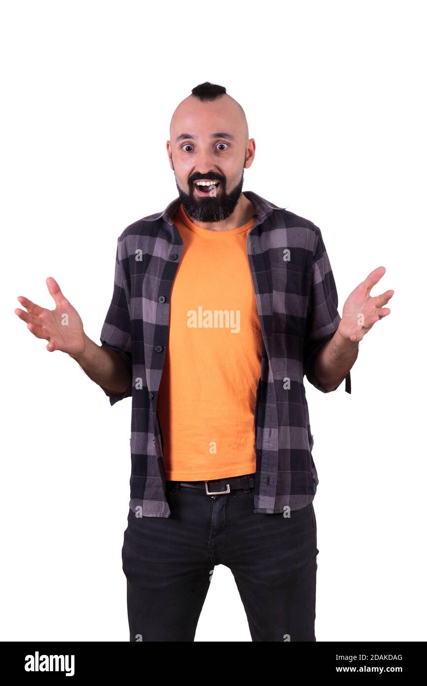 Young joyful enthusiastic man hi-res stock photography and images - Alamy