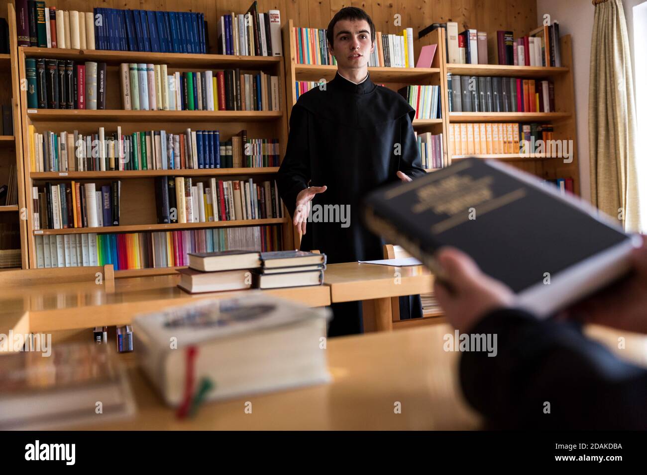 Brother Morezi lives and works as a monk in the Benedictine monastery ...