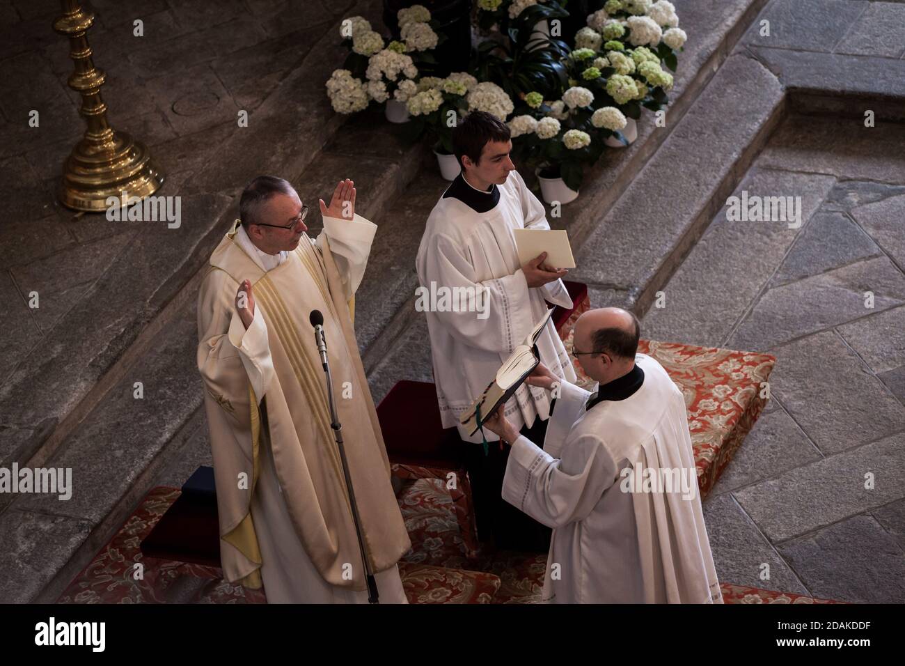 Brother Morezi lives and works as a monk in the Benedictine monastery ...