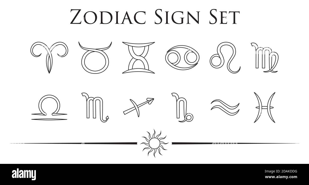 Gemini zodiac sign on Stock Vector Images - Alamy