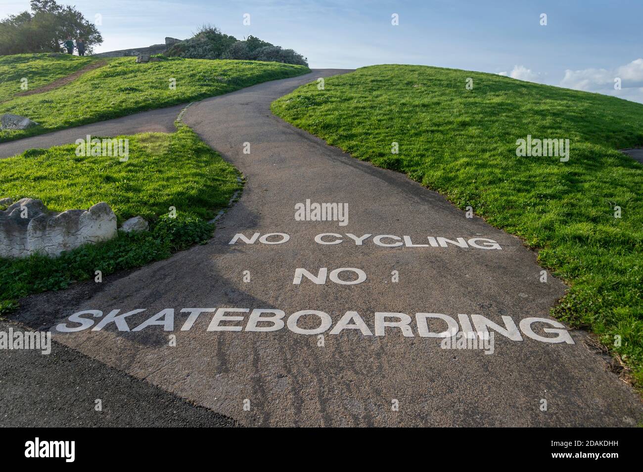 Pedestrians banned sign hi-res stock photography and images - Alamy
