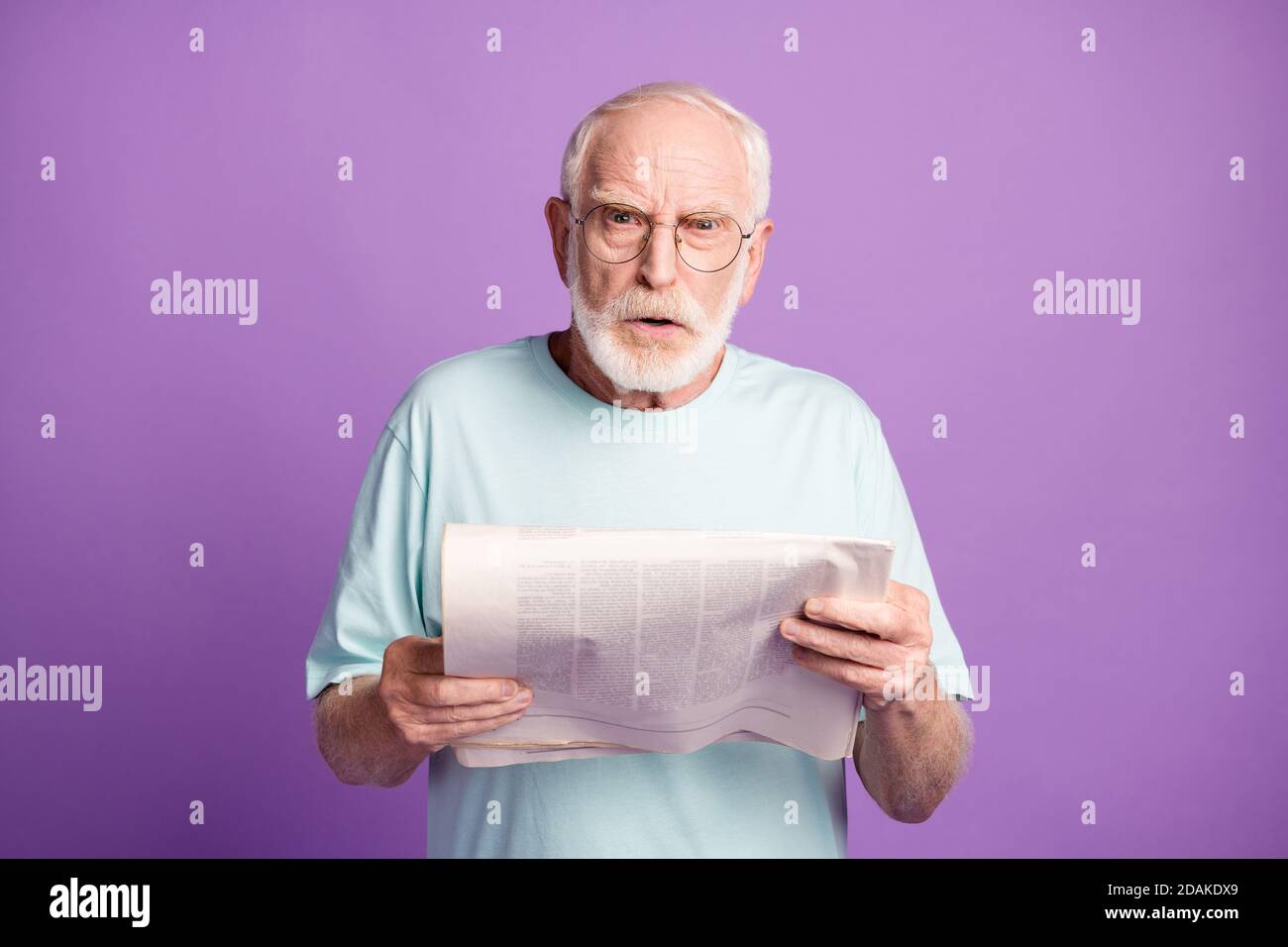 Portrait angry pensioner hold hi-res stock photography and images - Alamy