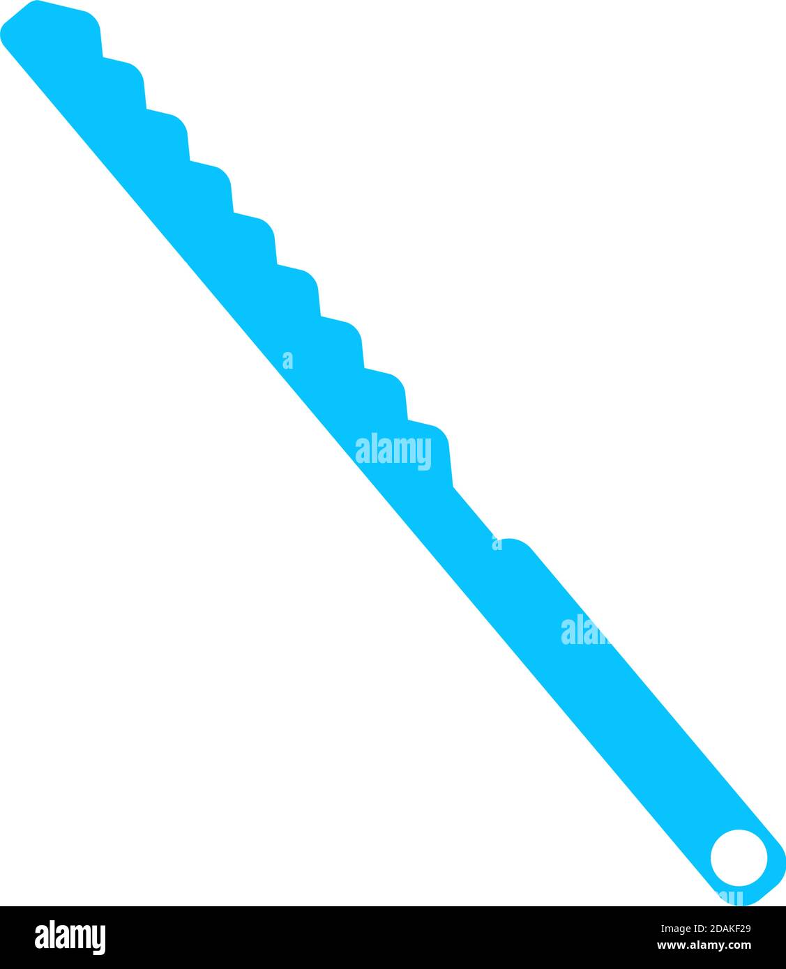Blue carving knife Stock Vector Images - Alamy