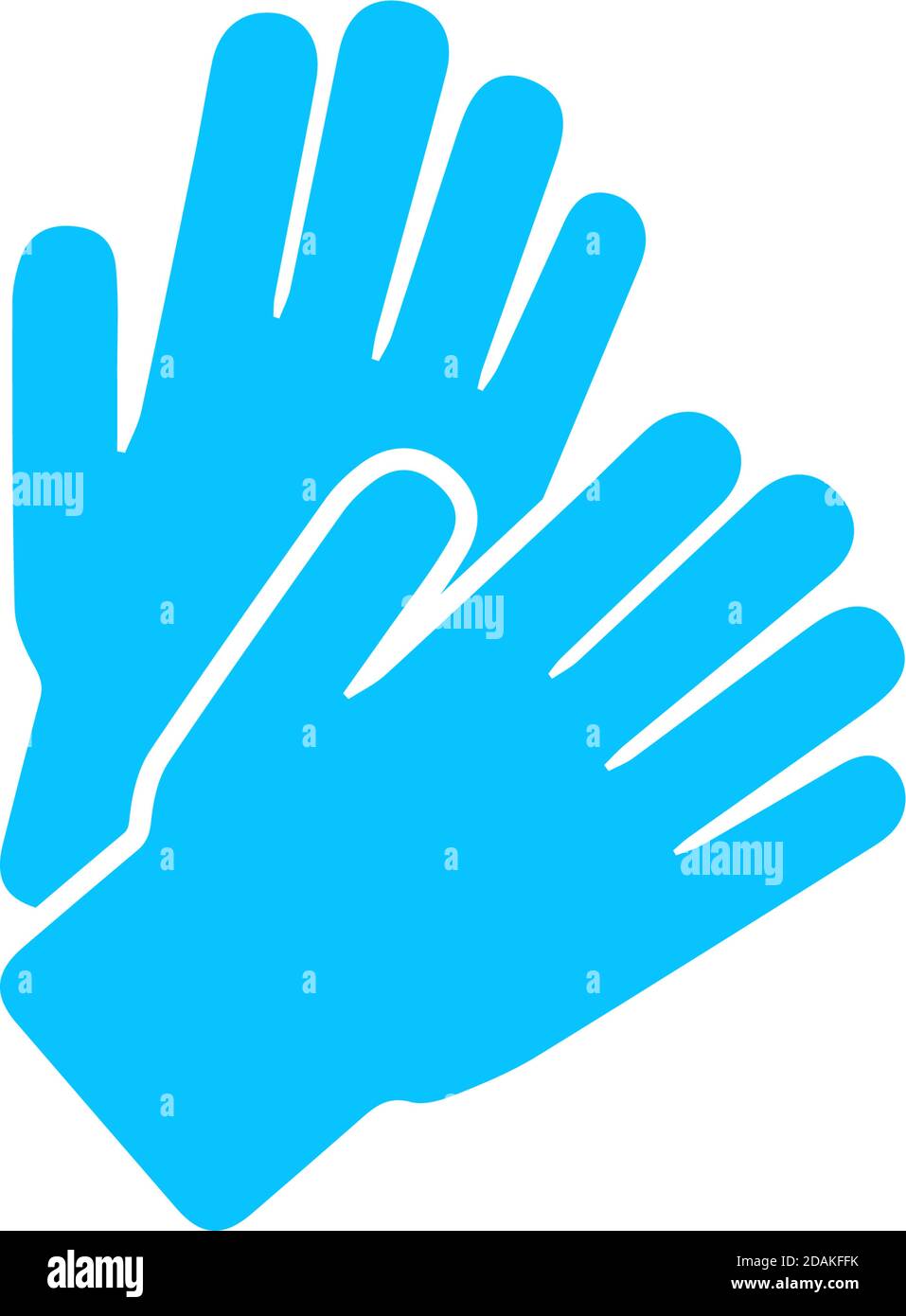 Applause icon flat. Blue pictogram on white background. Vector illustration symbol Stock Vector ...