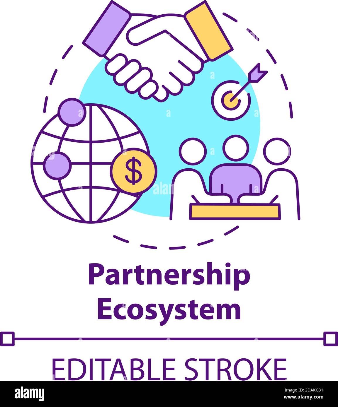 Digital marketing ecosystem Cut Out Stock Images & Pictures - Alamy