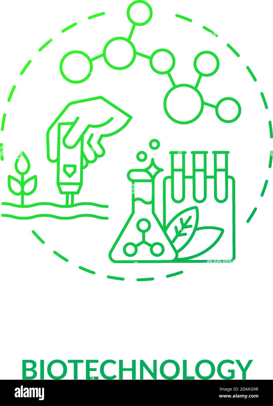 Biotechnology concept icon Stock Vector Image & Art - Alamy