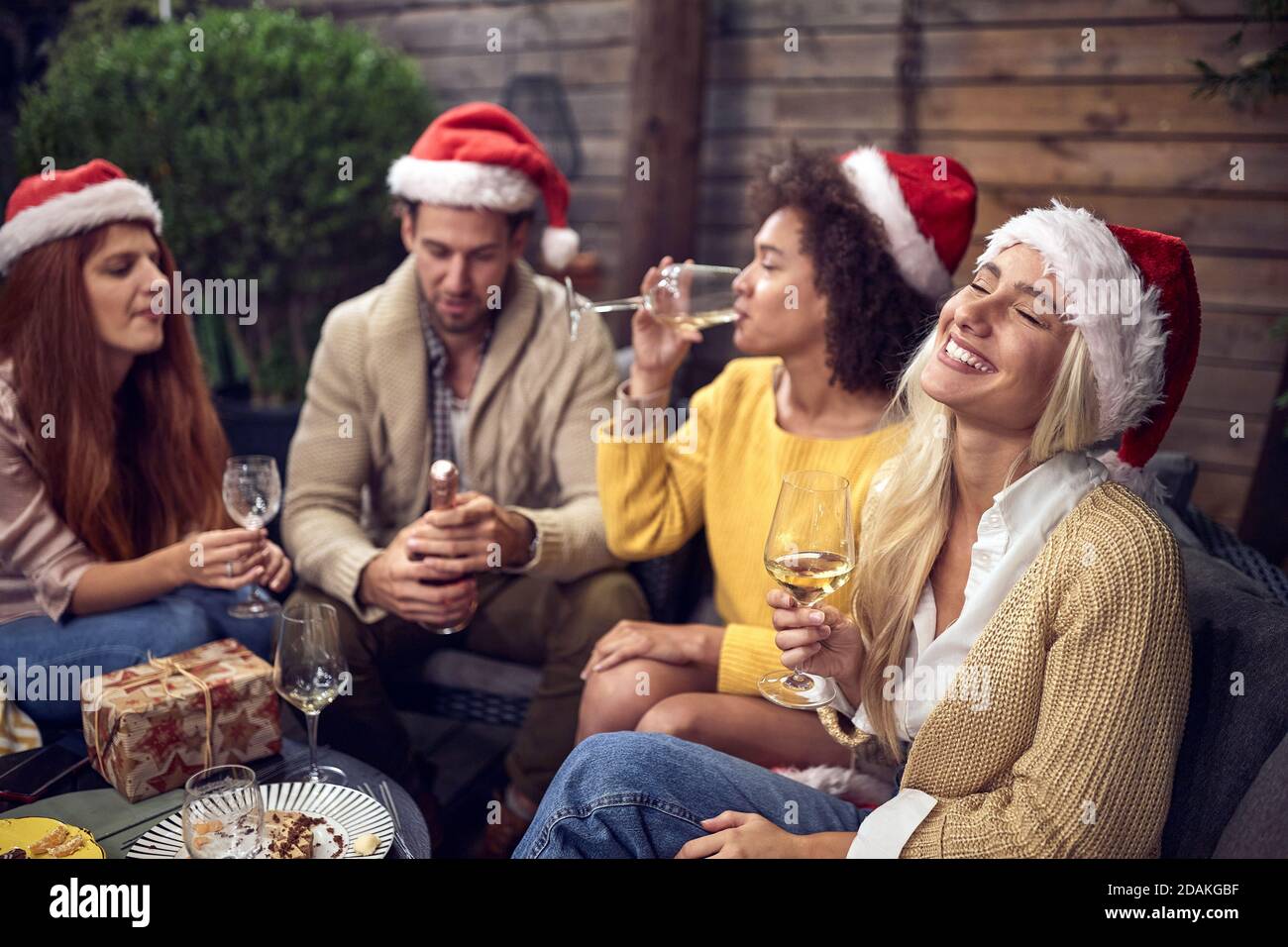 Drunk people at party hi-res stock photography and images - Alamy