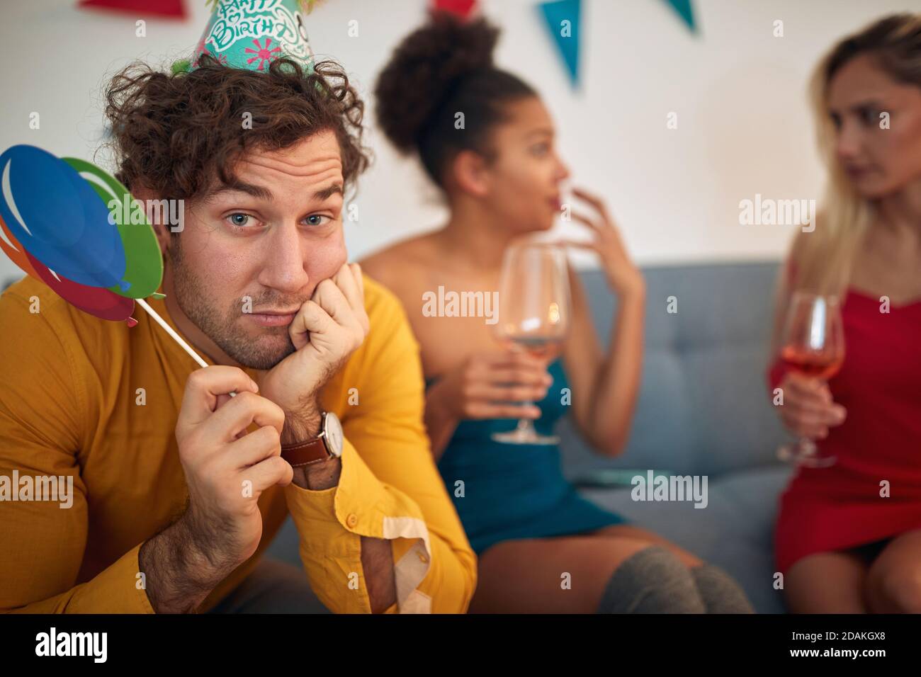 Bored People At A Party