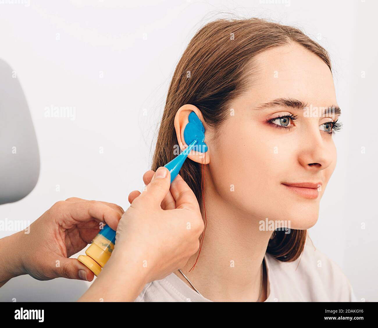 Process of making earplugs from an impression of an individual human ...