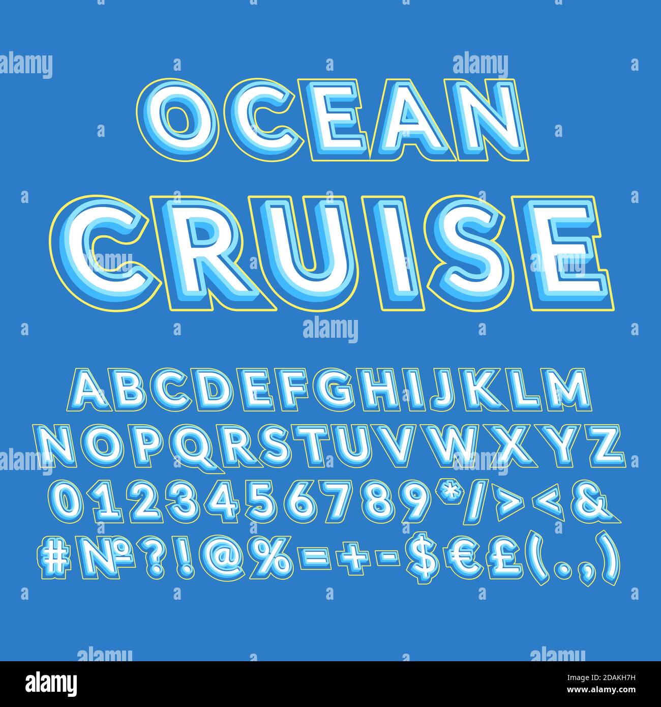Cruise poster vintage Stock Vector Images - Alamy