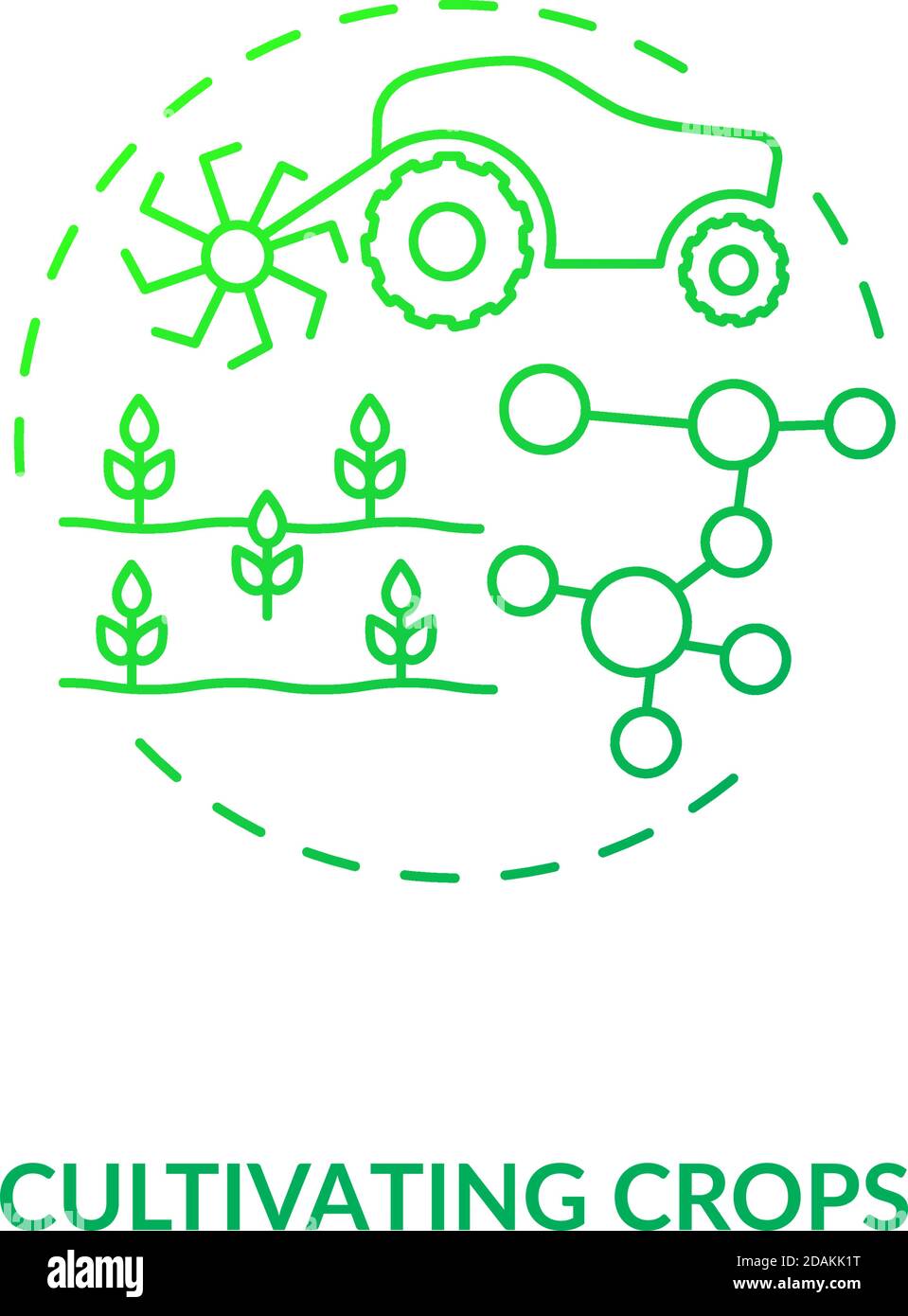 Cultivating crops concept icon Stock Vector Image & Art - Alamy