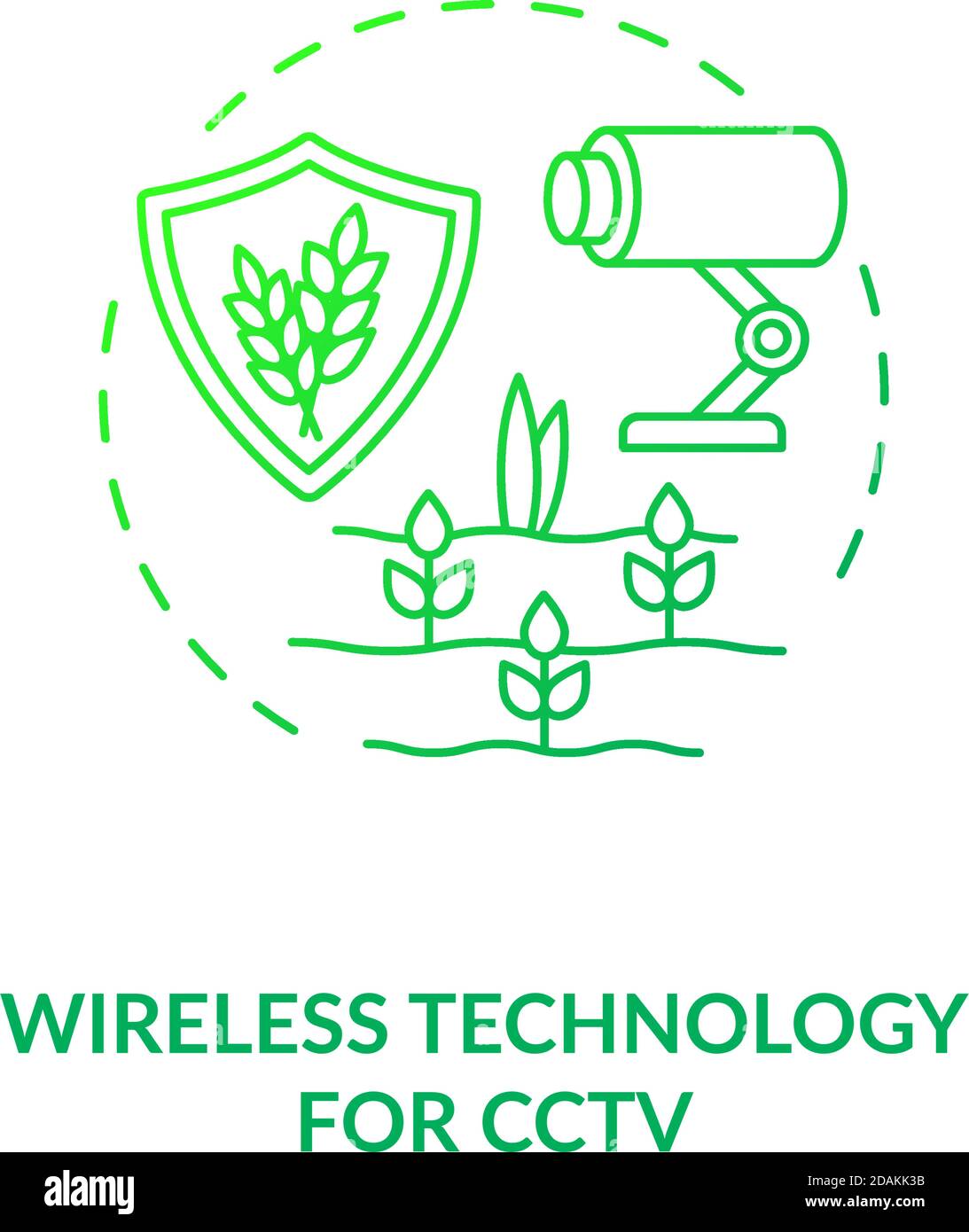 Wireless technology for CCTV concept icon Stock Vector Image & Art - Alamy