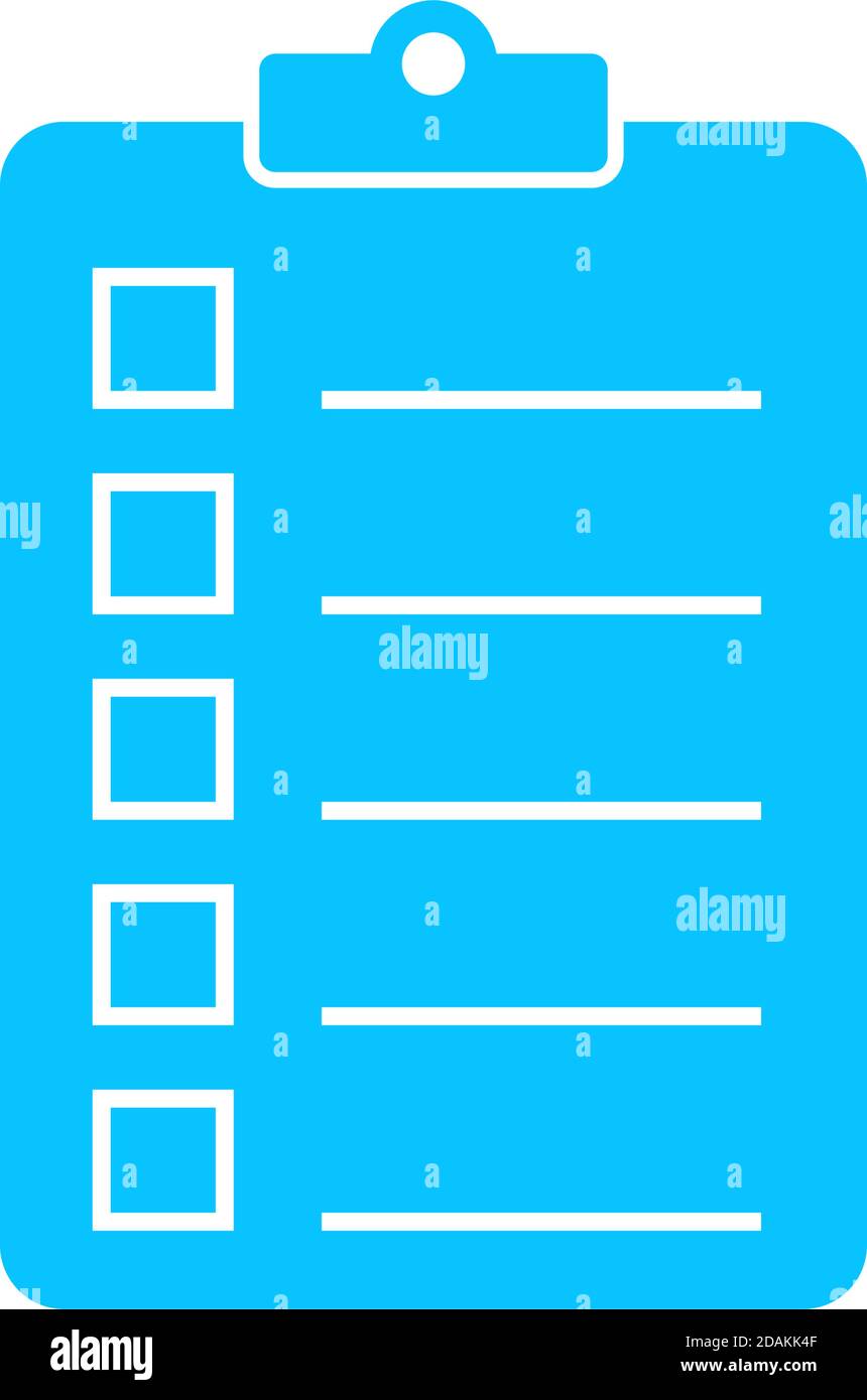 Quality control icon flat. Blue pictogram on white background. Vector ...