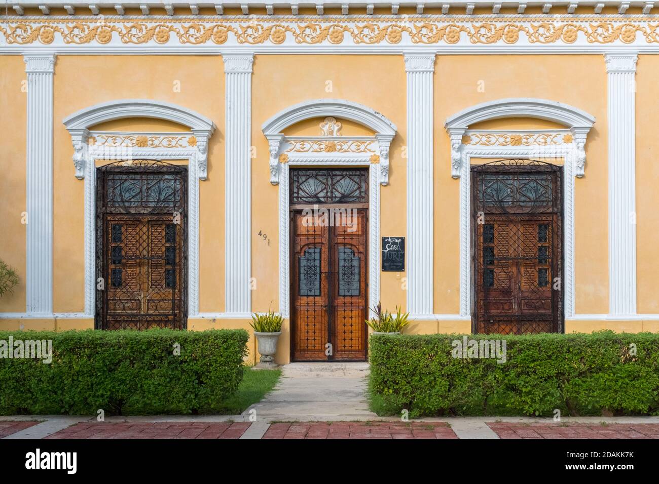 Restored 19th century mansion on Paseo de Montejo , a famous avenue in ...