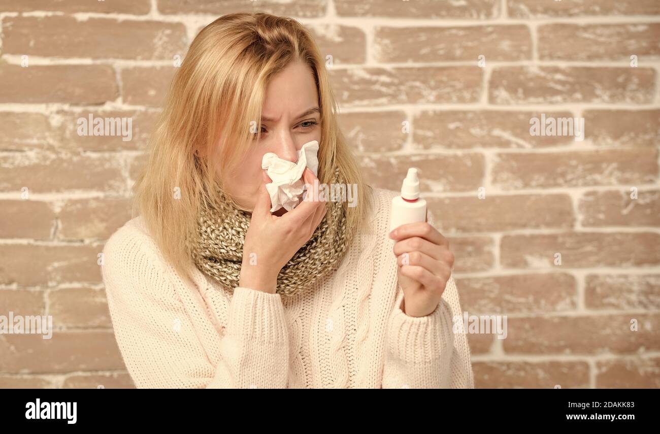 Bunged up nose hi-res stock photography and images - Alamy