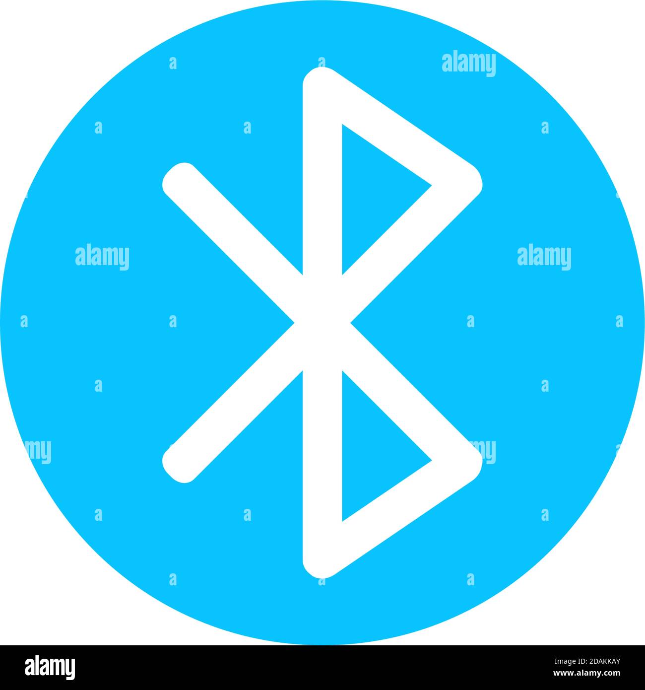 Bluetooth Logo Vector Initial Bluetooth Logo Combine Letter H Stock