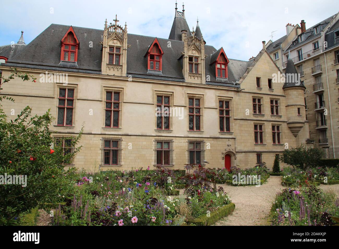 medieval mansion (sens house) in paris (france Stock Photo - Alamy