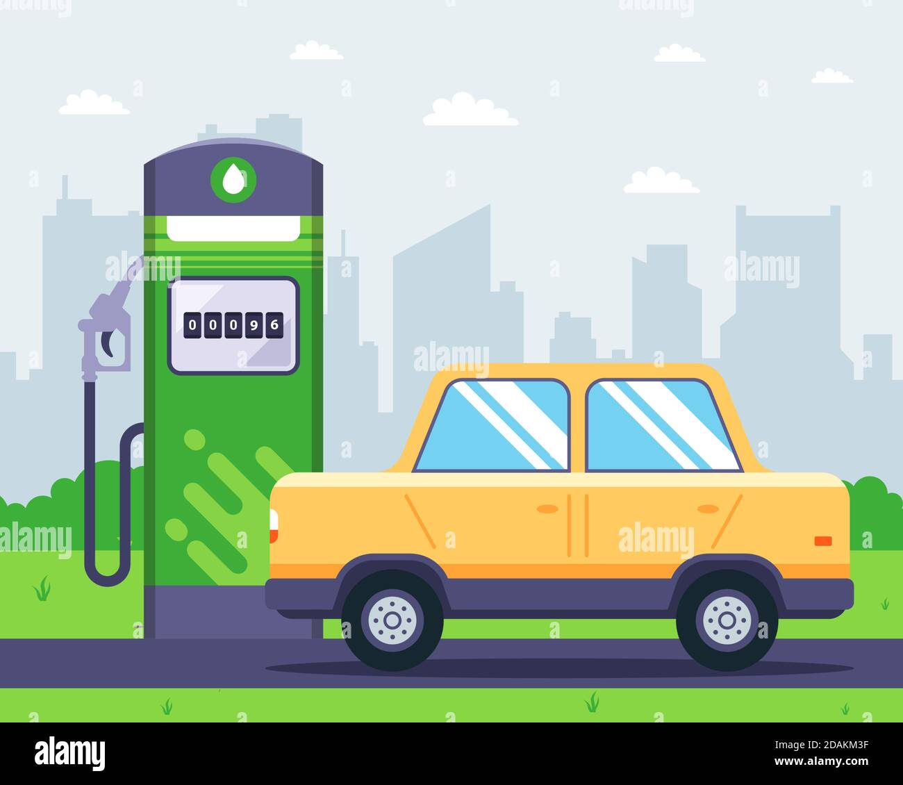 Tank refilling Stock Vector Images - Alamy