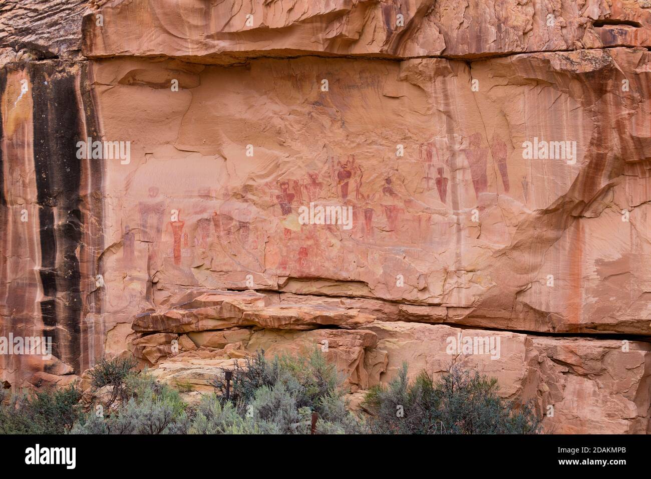 Fremont petroglyphs in Sego Canyon, Thompson Springs, Grand County ...