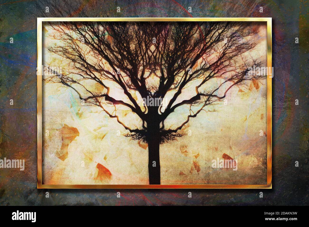 4 seasons frame hi-res stock photography and images - Alamy