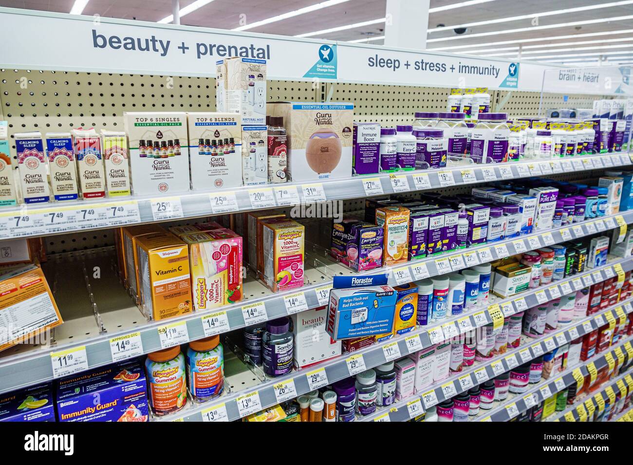American Pharmacy Shelves Drugs High Resolution Stock Photography and ...