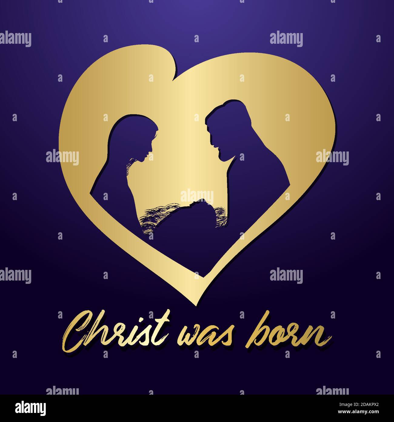 Mary mother of jesus gold Stock Vector Images - Alamy