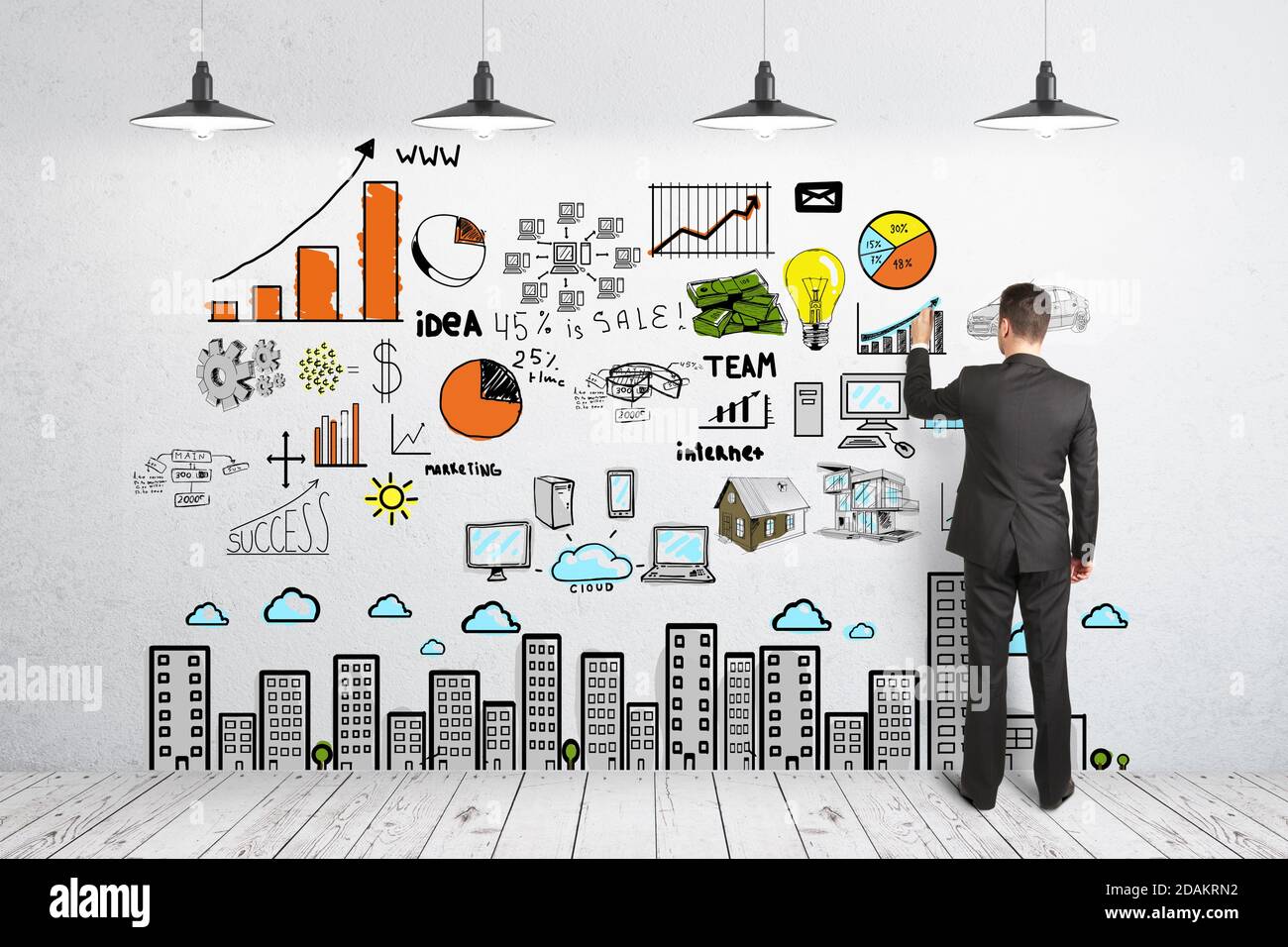 Wall diagram chart hi-res stock photography and images - Alamy