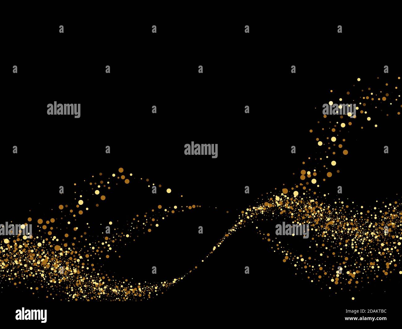 Golden light background on dark Stock Vector Images - Alamy