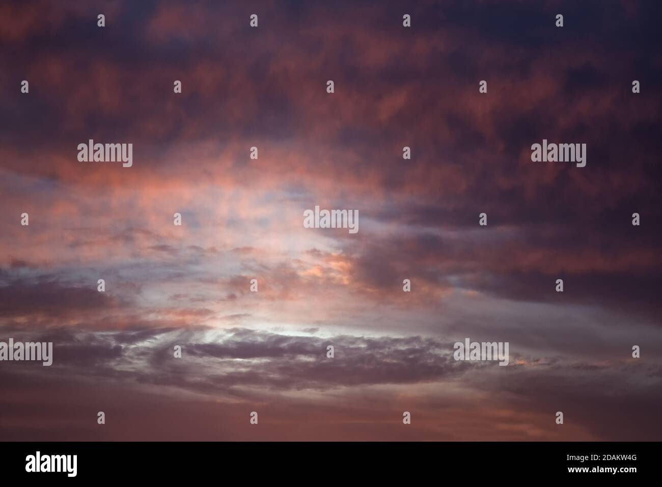 Formation of a cyclone in the sky. Colorful cloudy sky at sunset. Sky ...